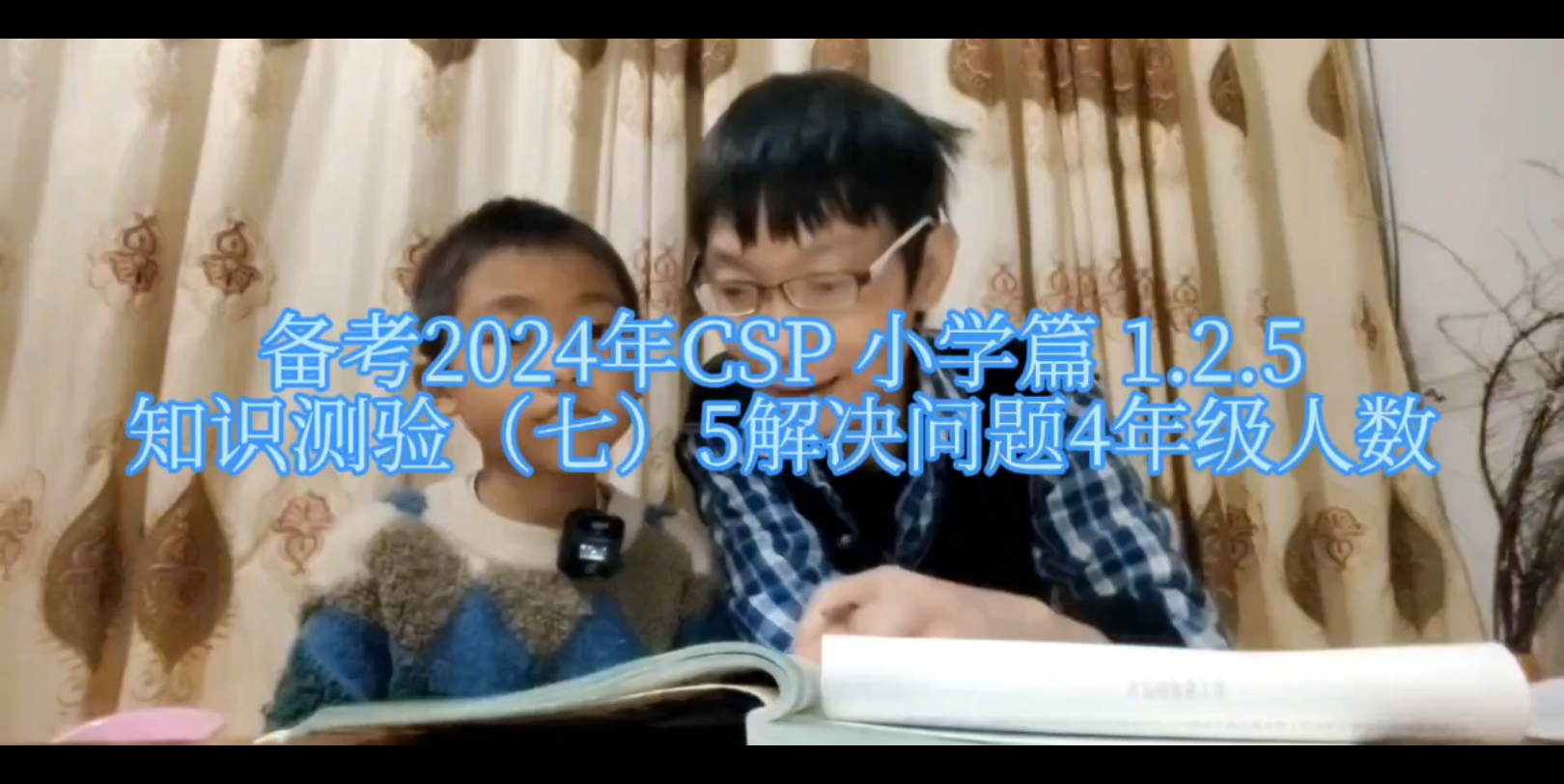 小学二年级备考2024年CSP 小学篇 1.数与代数2.数的运算5知识测验(...