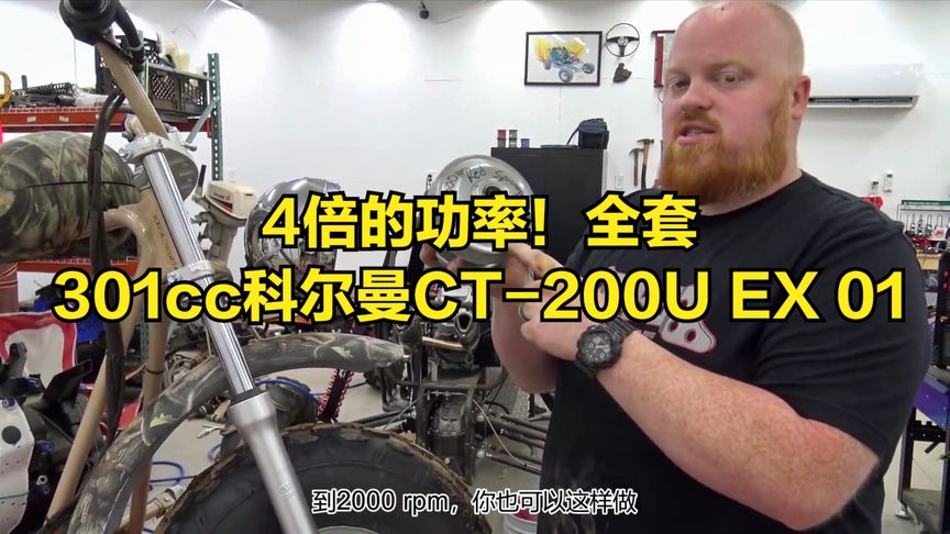 4倍的功率!全套301cc科尔曼CT-200U EX 01