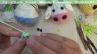 【小脚丫】(小牛小花口金包小牛)毛线钩法毛线钱包的钩法学钩玩偶...