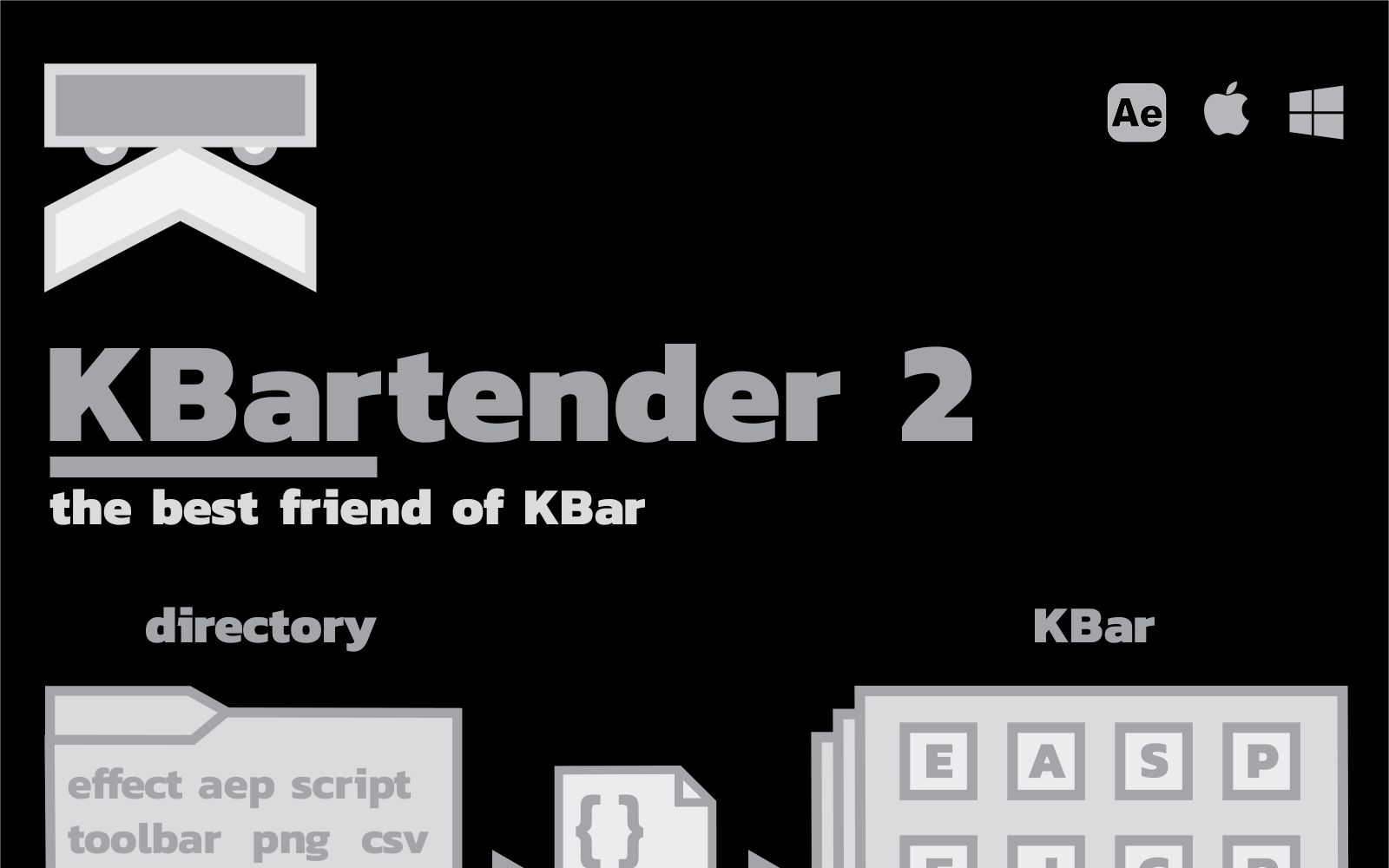 KBartender2 - KBar 最好的朋友(Ae 脚本)