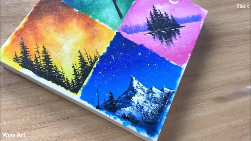 每日一画简单绘画教程:新手入门风景画