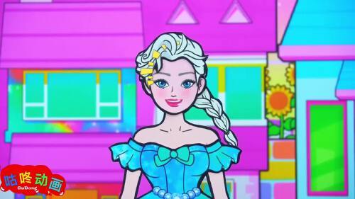 剪纸动画:贝拉和珍妮一起参加房子设计比赛,谁会是最后的冠军?