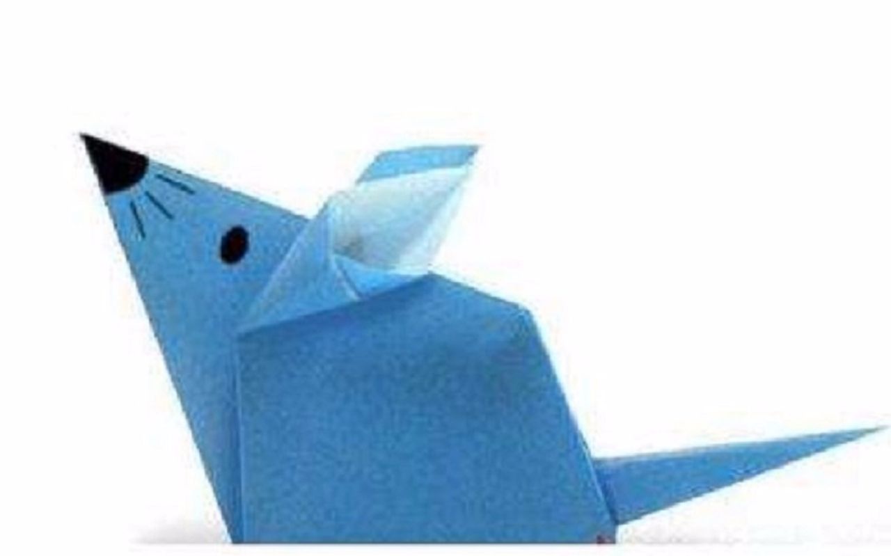 能玩会动的折纸大全--老鼠