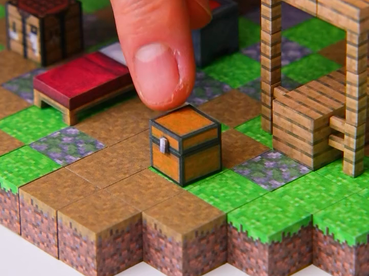 外网大神创意!「我的世界」纸模型