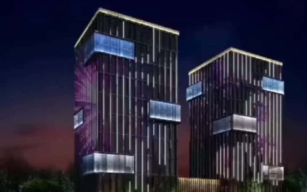 国际酒店大厦亮化工程DMX512控制器线条灯厂家