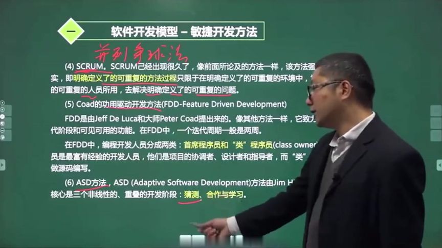 软考中级软件设计师教程∶第22讲,软件开发模型敏捷开发方法