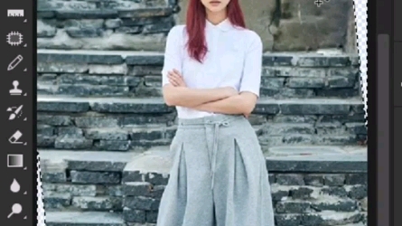 拍的照片不正,用ps以下几个步骤,轻松调正