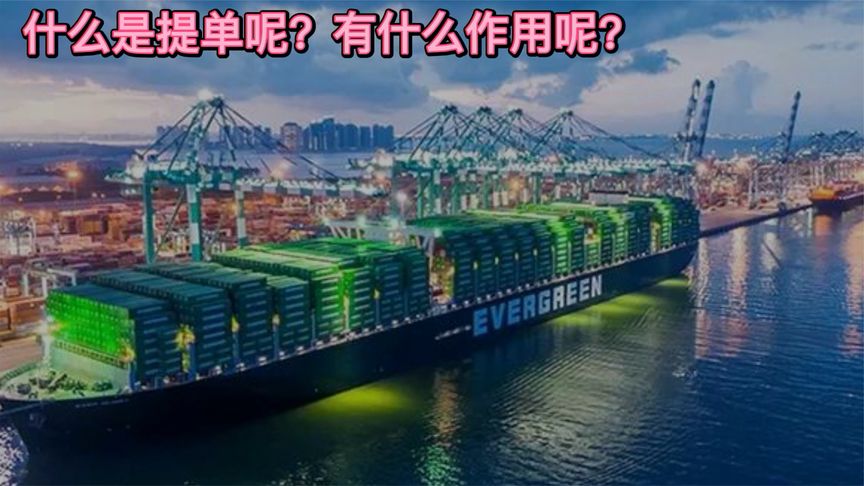 什么是提单?有什么作用?提单知识,信用证,国际贸易,货代物流