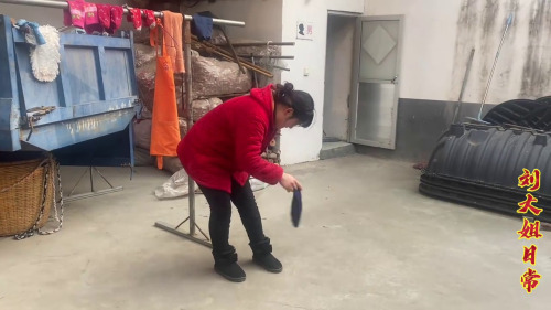 小伟喊大姐去庙会看看,得知婆婆去压芝麻酱了,八斤足足挤两大瓶