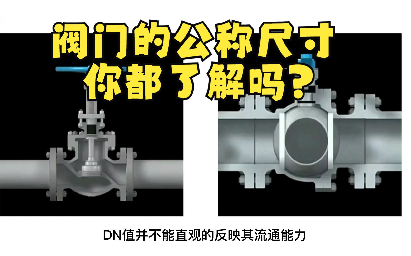 阀门的公称尺寸,你都了解吗?