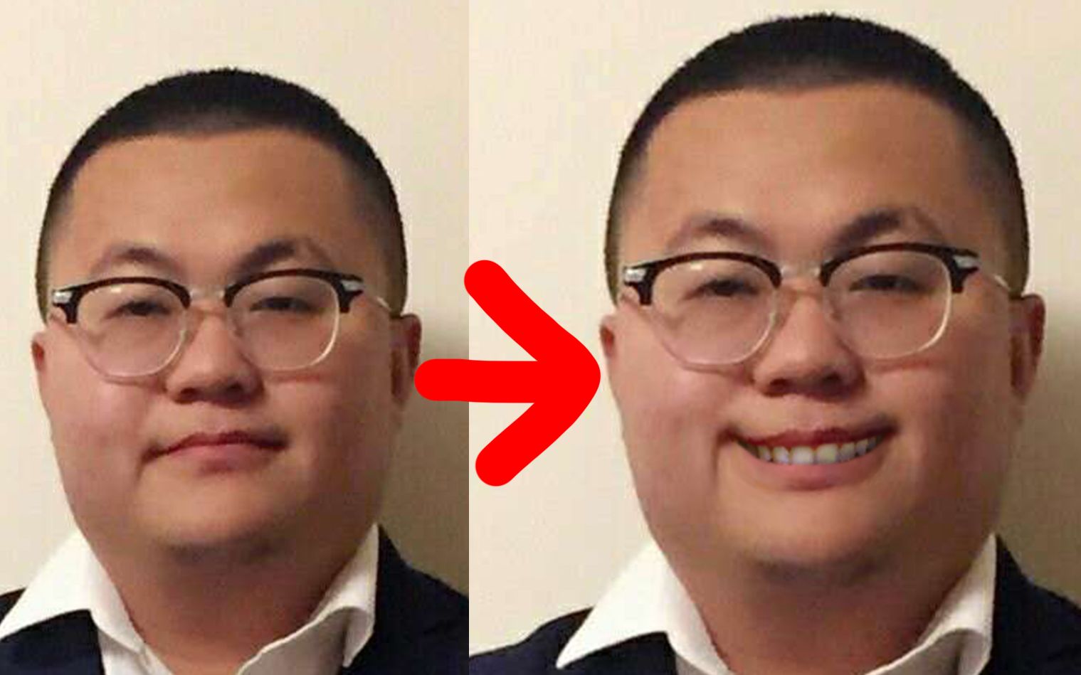 【PS教程】给人物添上 笑 脸