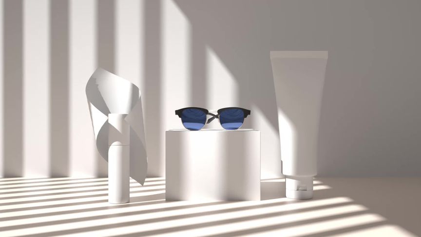 C4D眼镜建模制作过程#C4D教学#C4D建模