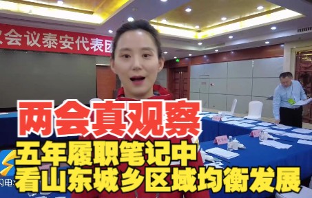 两会真观察 |五年履职笔记中看山东城乡区域均衡发展