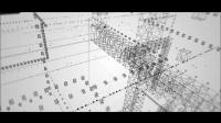 AE模板-三维线框网格文字Logo动画 Wireframe 3D Grid