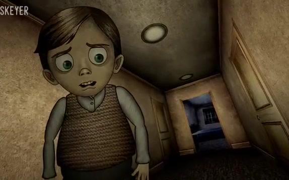 【恐怖小短片】一部关于家暴的短片 究竟谁才是怪物?《门后的怪物》