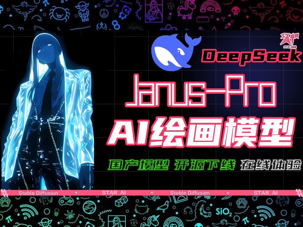 连夜更新 DeepSeek Janus-Pro AI绘画模型开源啦,国产模型崛起,再次...