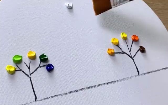 绘画-油画锅铲刮刀运用