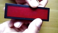 LED胸牌名片屏工号牌电子胸卡使用方法(兴宇光电)