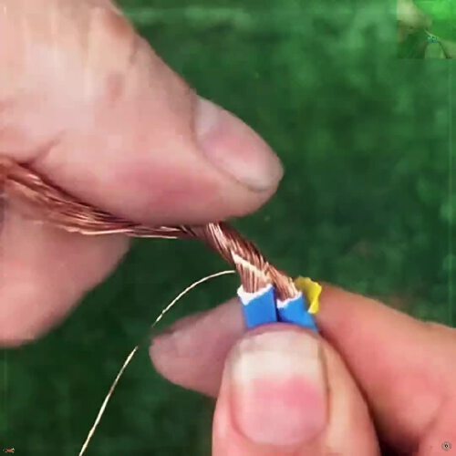 美观结实多股电线缠绕技巧