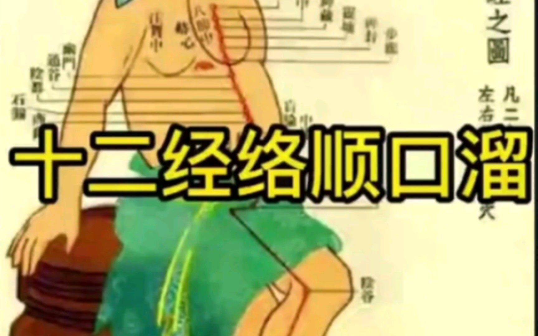 十二经络顺口溜