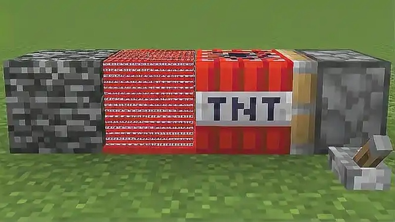 我的世界:tnt + 4096个迷你 tnt =