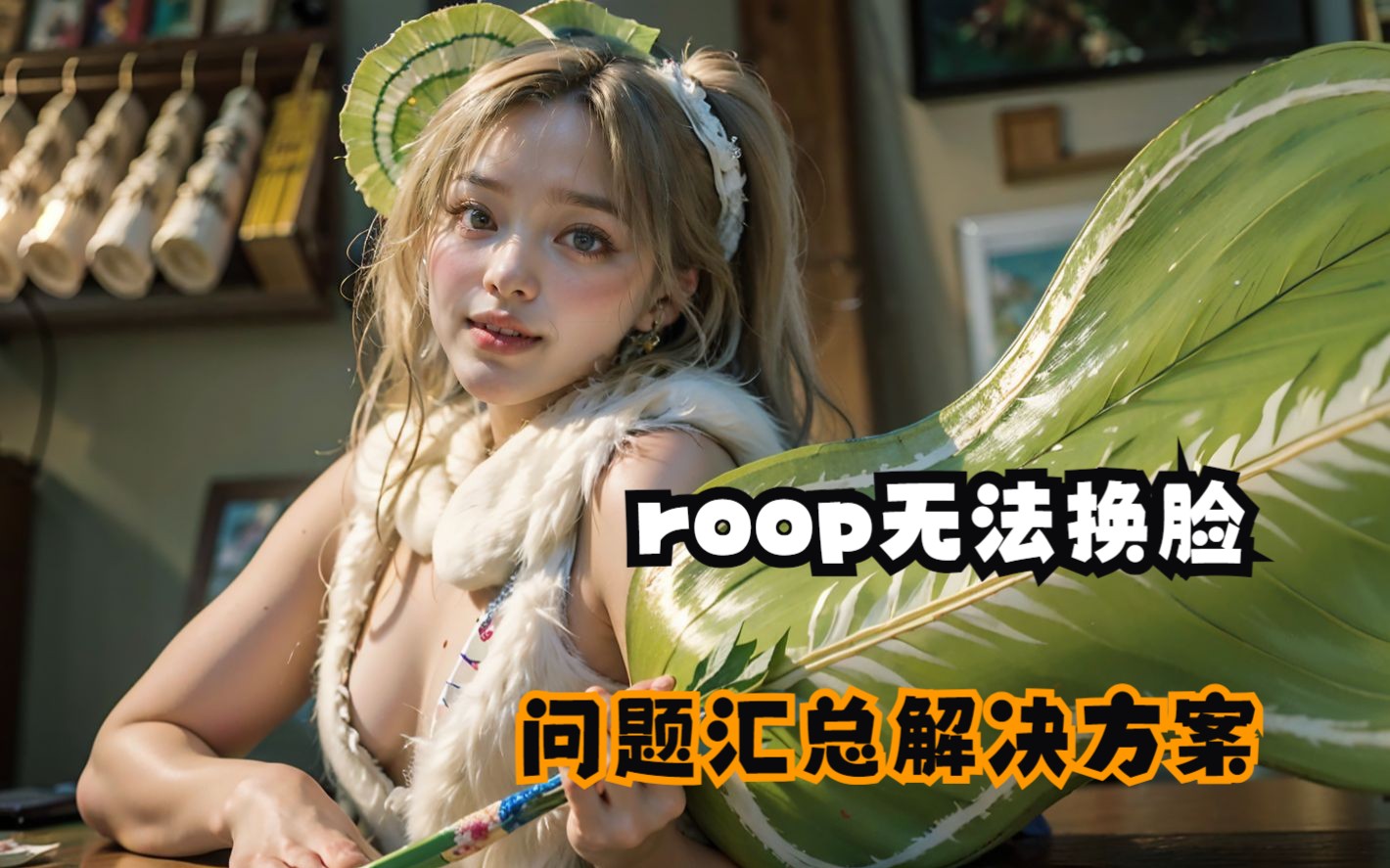 roop插件无法换脸?问题汇总及解决方案!