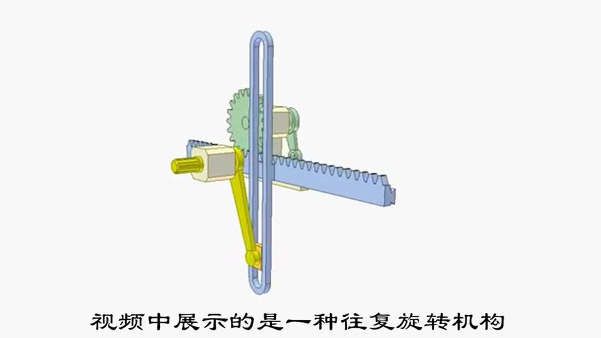 一种实现往复旋转的运动机构,一起看看吧