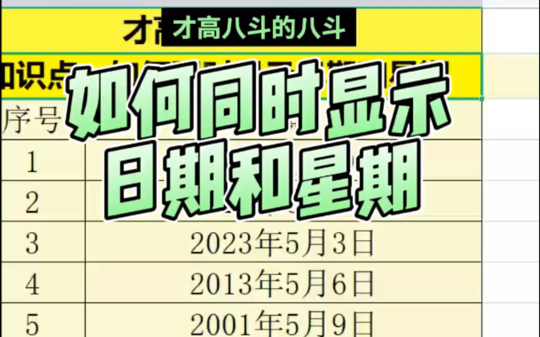在WPS中如何同时显示日期和星期?
