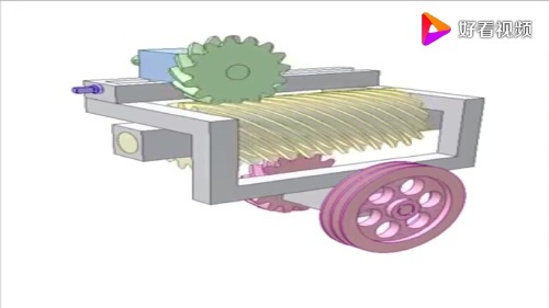 设计创意的变速箱机械结构,3D动画演示机械运行原理!