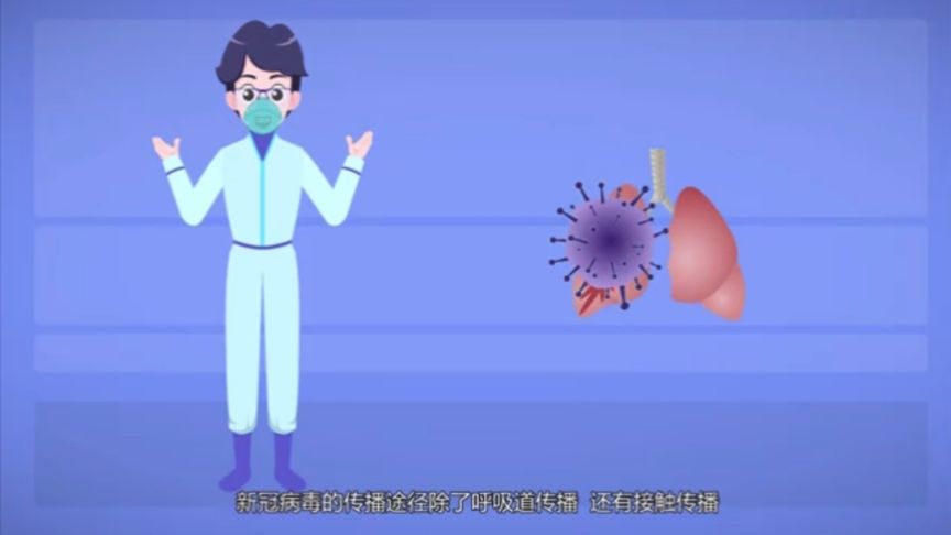 【网信微动漫系列第一集】新型冠状病毒是怎么人传人的?
