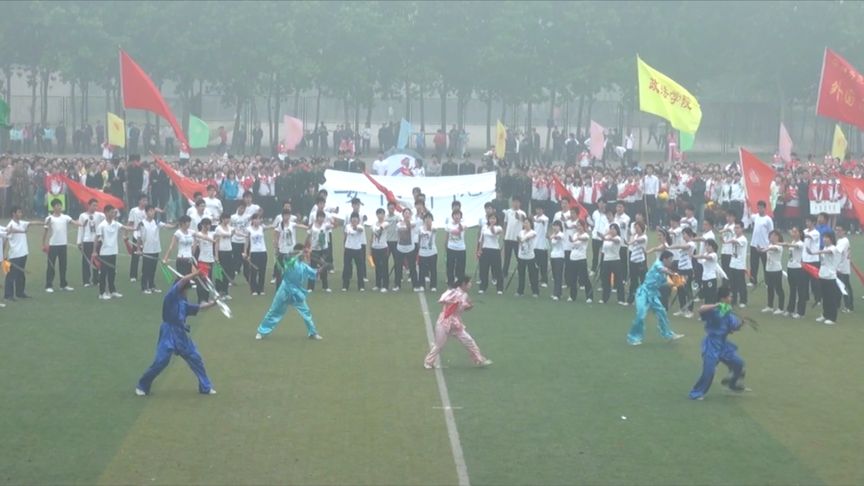 学校运动会,最后的压轴功夫表演,直接引爆全场