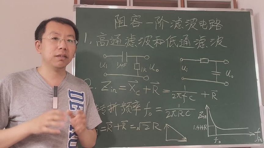 阻容滤波电路的转折频率是什么意思,它有什么物理意义