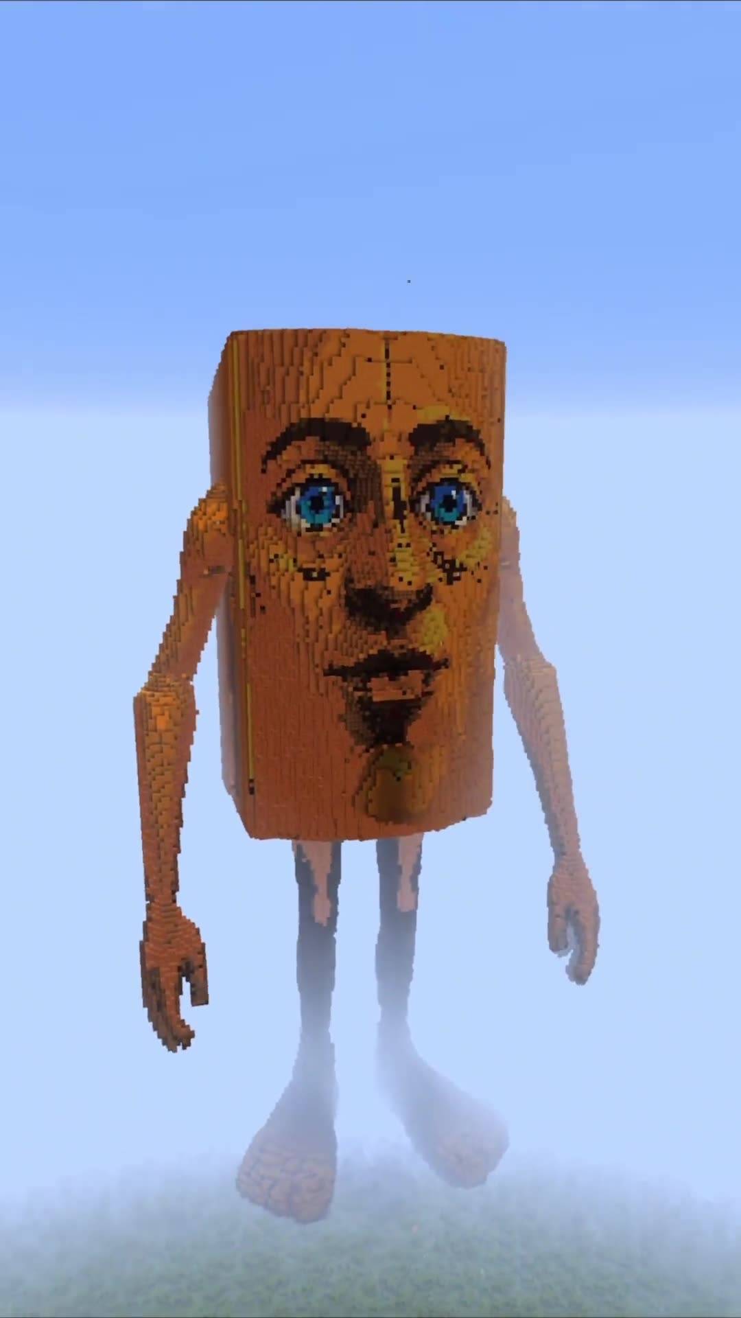 这就是MC里的木棍人!