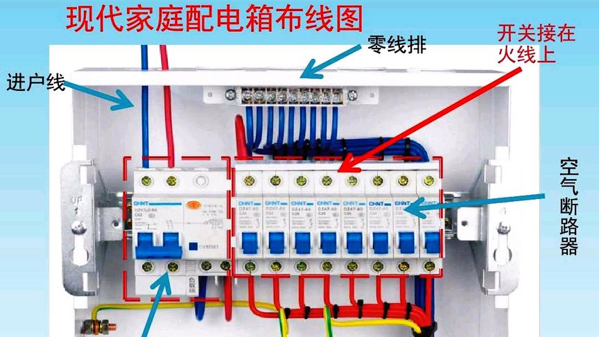 空气开关和漏电保护器的功能,接线和使用,老电工5分钟让你明白