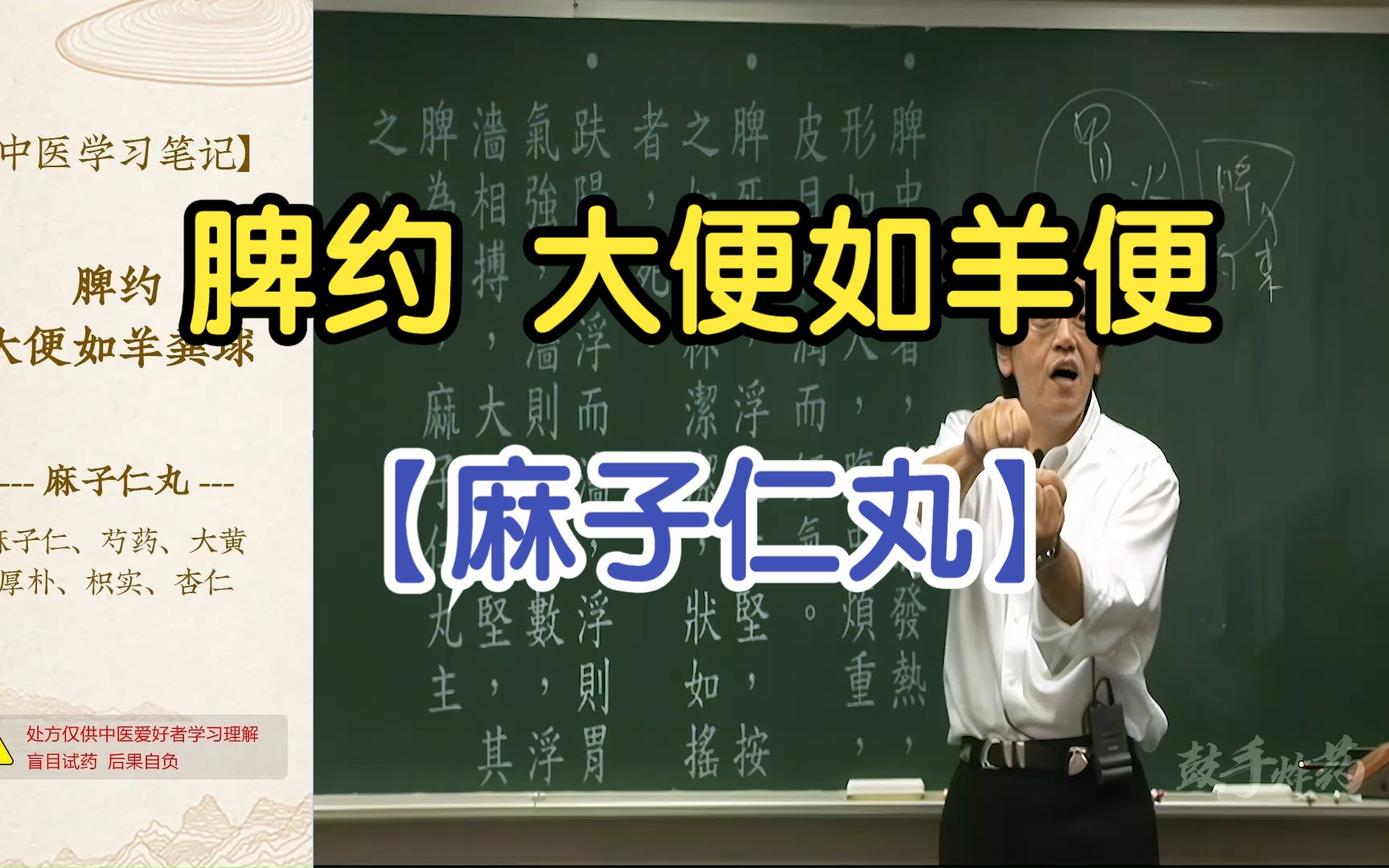 82 脾约 大便如羊粪球(麻子仁丸)【倪海厦金匮要略】