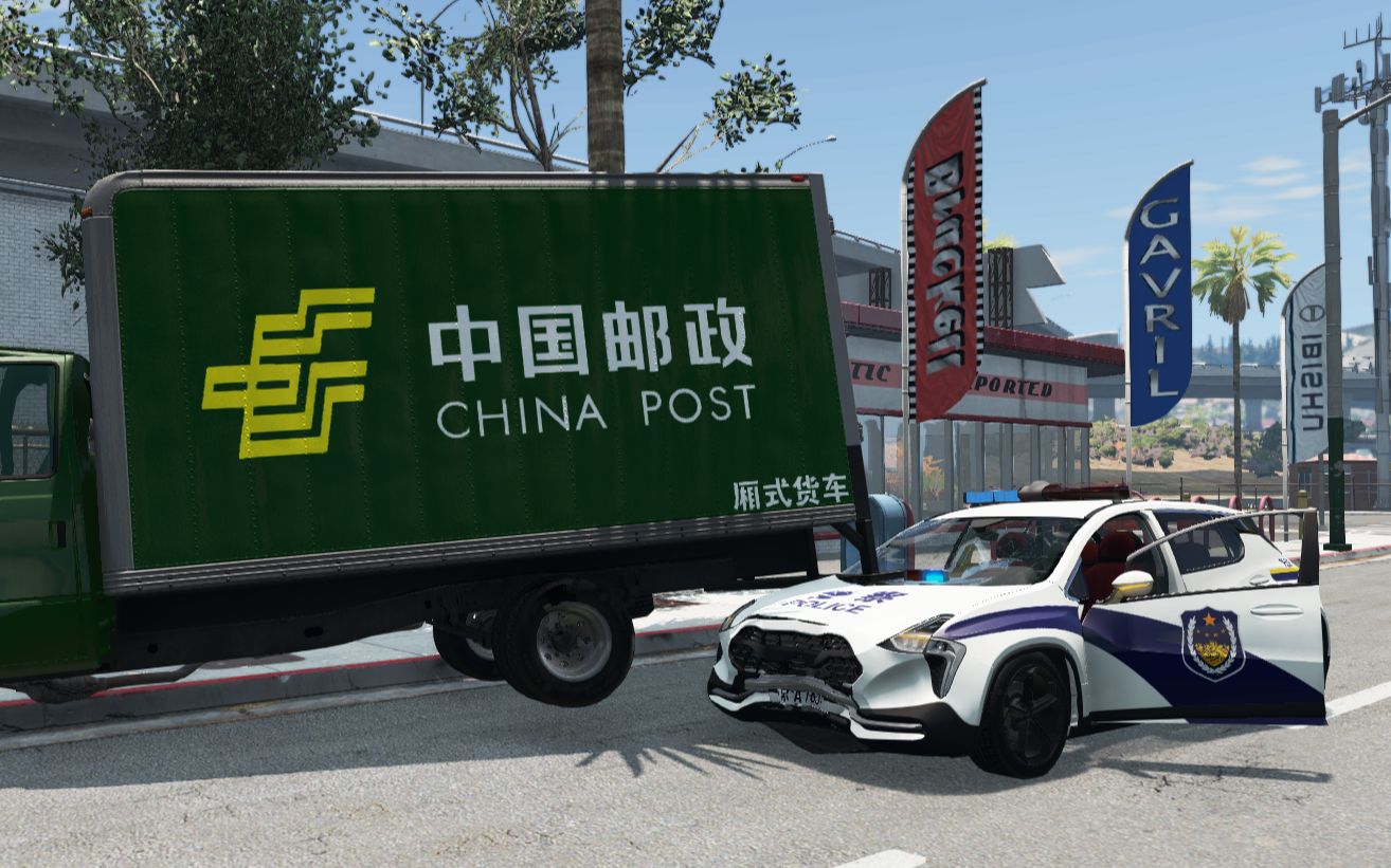 BeamNG警察模拟:FCV中国警车!