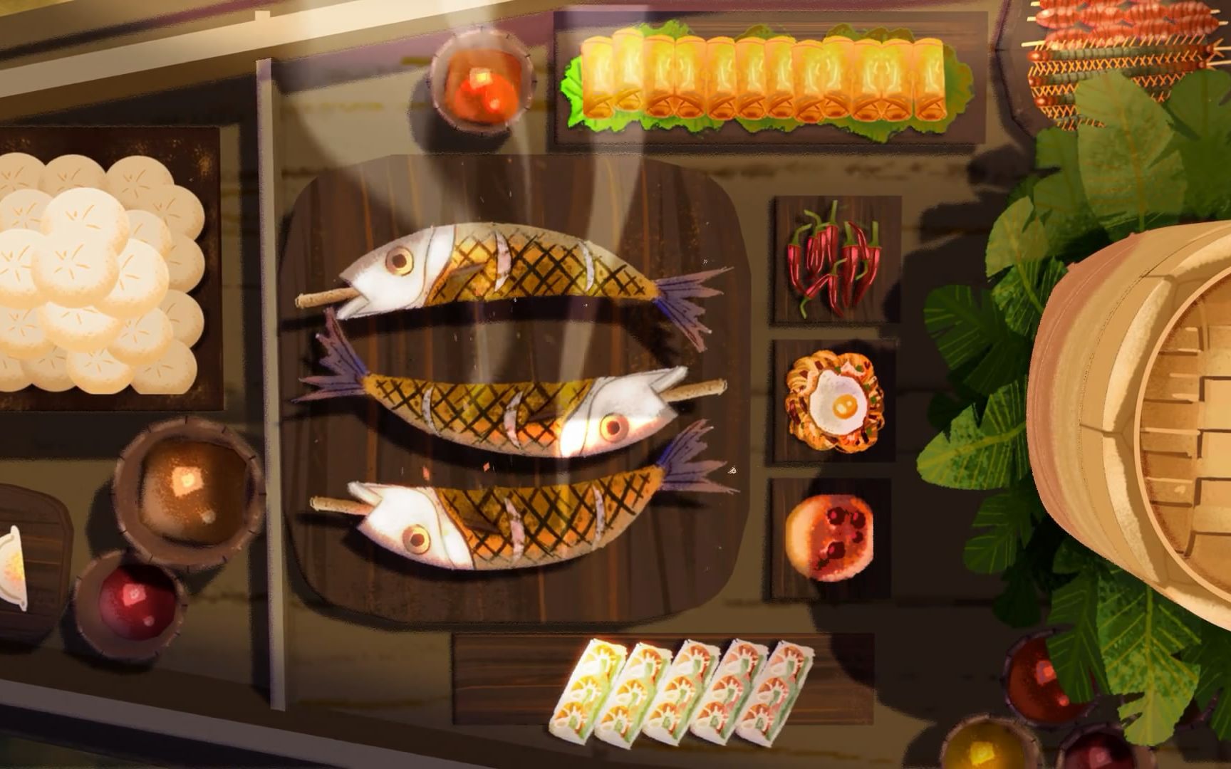 【深夜报社】吃货们最爱的水上美食集市!~~|动画学术趴