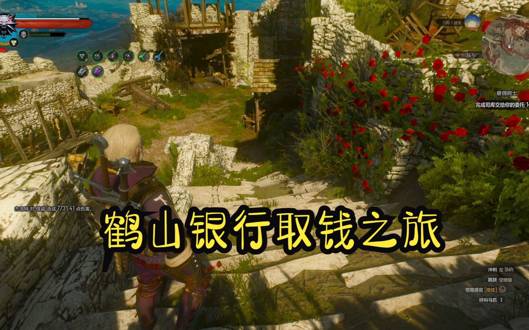 巫师3 瘾头猫速刷鹤山银行取钱(超级解压版)