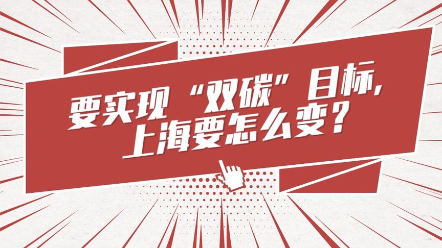 要实现“双碳”目标,上海要怎么变?