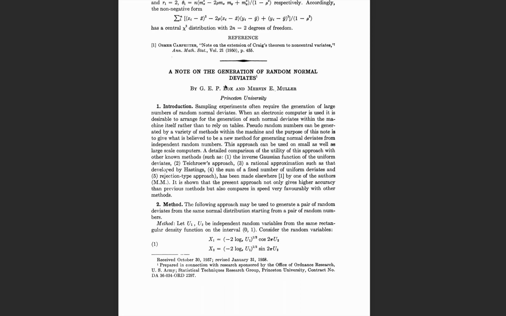 FORTRAN代码生成高斯分布随机数