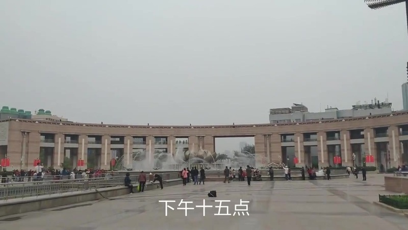 欣赏济南泉城广场音乐喷泉的最佳位置在哪强烈推举朋友们来这里