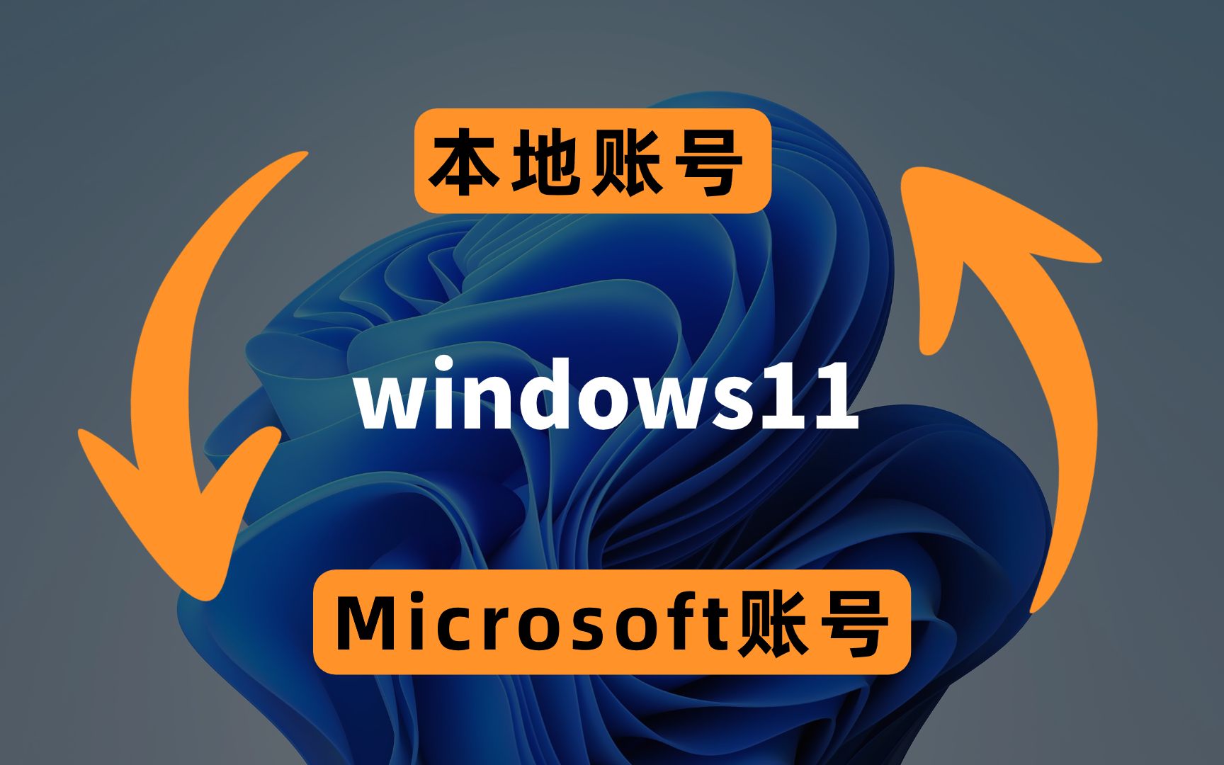windows11上本地账号和Microsoft账号互相切换