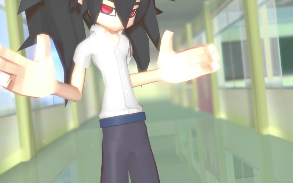 【凹凸学园MMD】霍金斯的性别为♂/模型测试