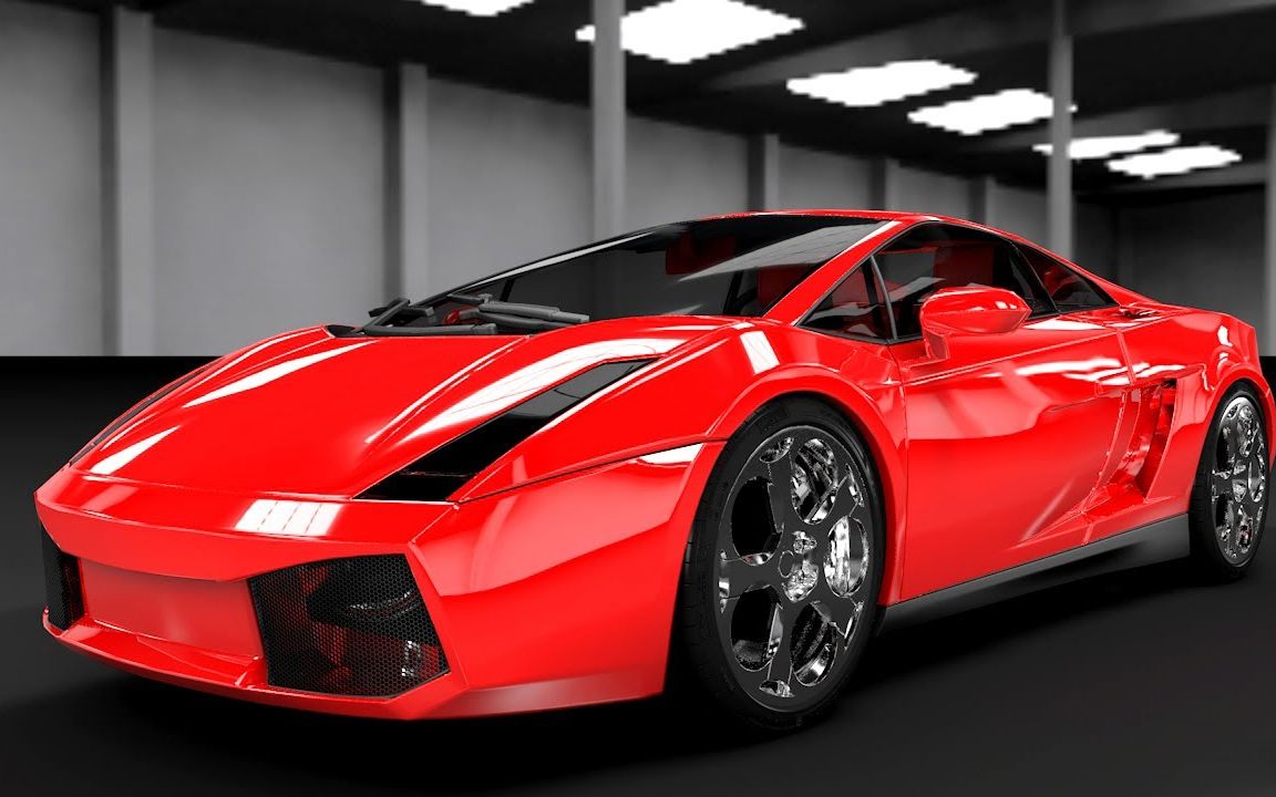 【C4D教程+模型】C4D如何渲染真实的兰博基尼跑车(附模型下载地址...