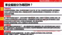 什么是编制？事业单位编制分为哪四种？