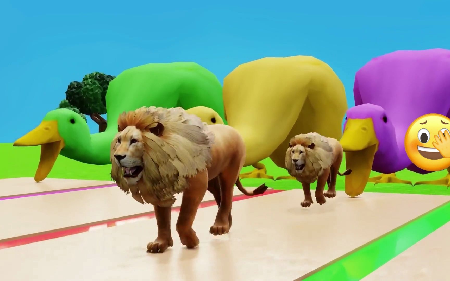 早教益智启蒙:鸭子带你认识各种动物早教 幼儿英语启蒙 英语启蒙动画 ...