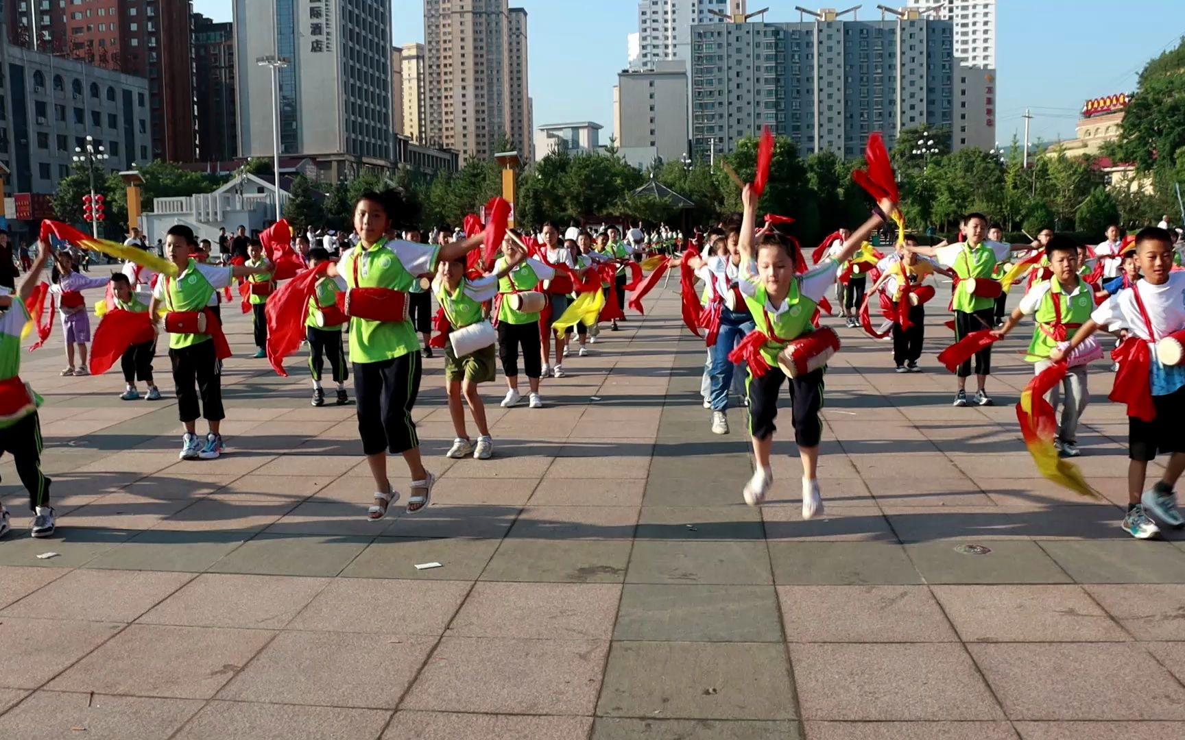 安塞励志腰鼓培训,上午班无删减展示视频,勇往直前不断进步