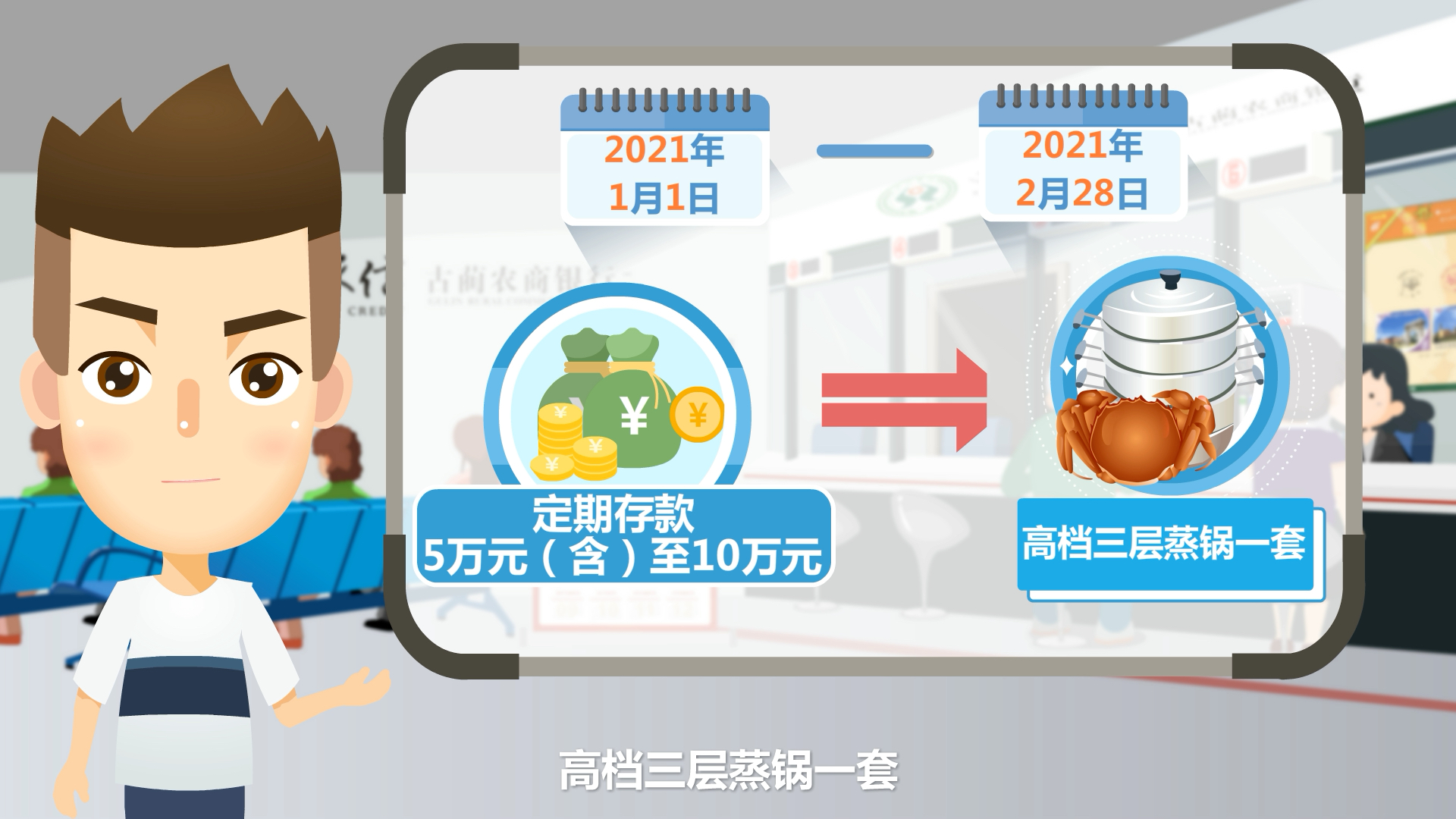 银行宣传动画