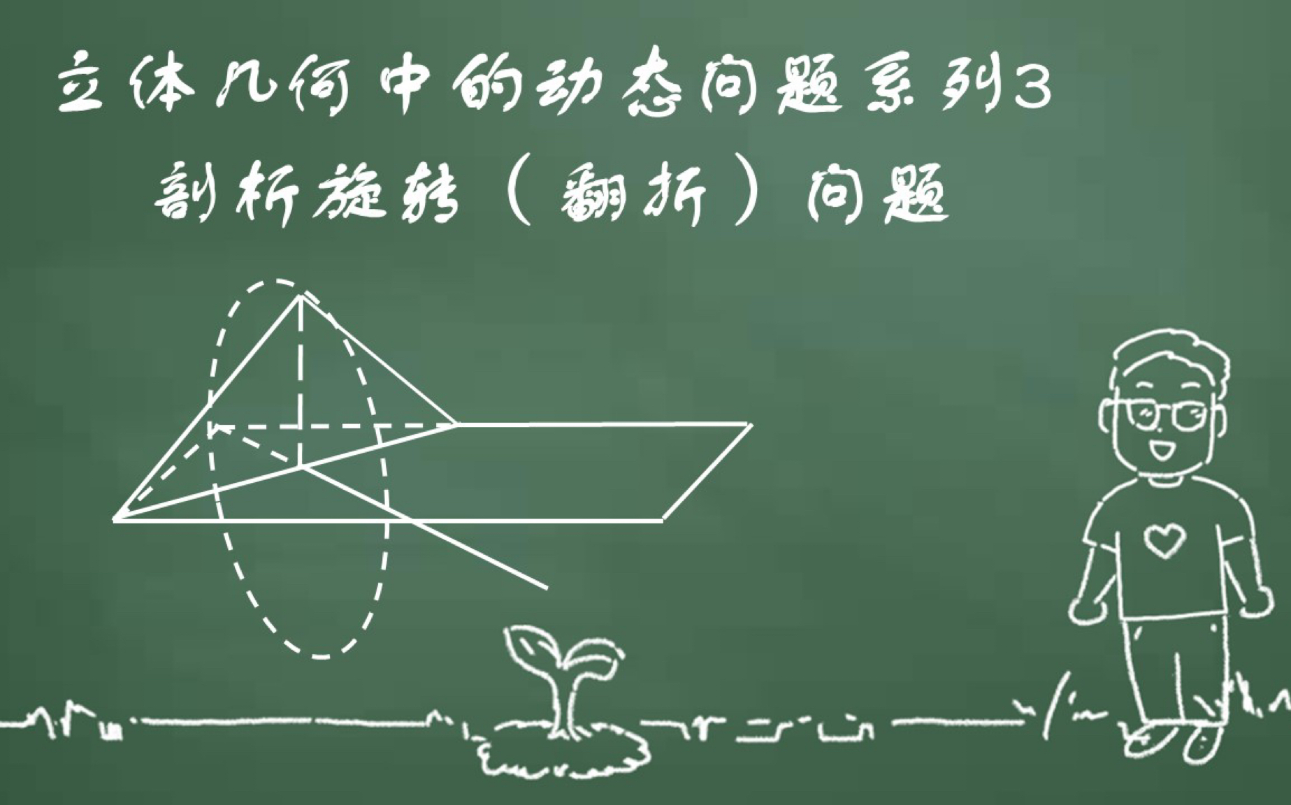 [哲学观点下的立体几何动态问题3]剖析翻折(旋转)问题