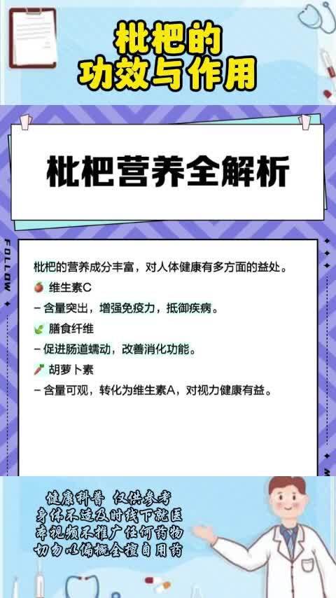 枇杷的功效与作用,快来看看吧!